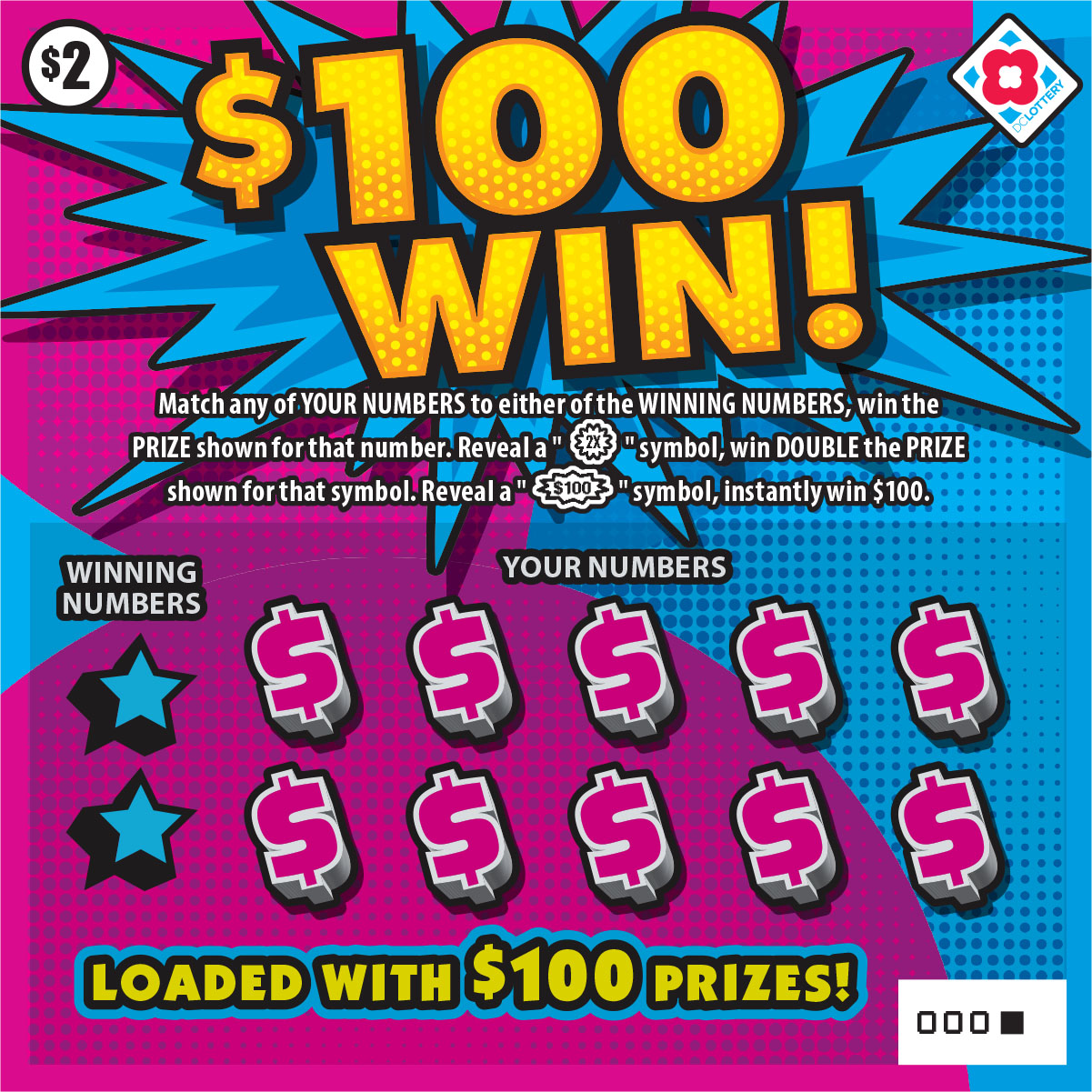 $100 Win | DC Lottery
