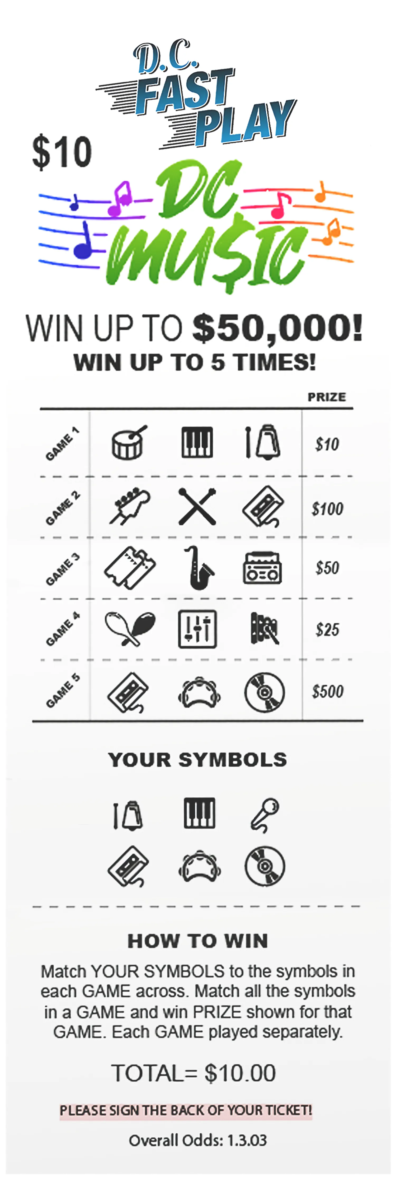 DC Mu$ic | DC Lottery