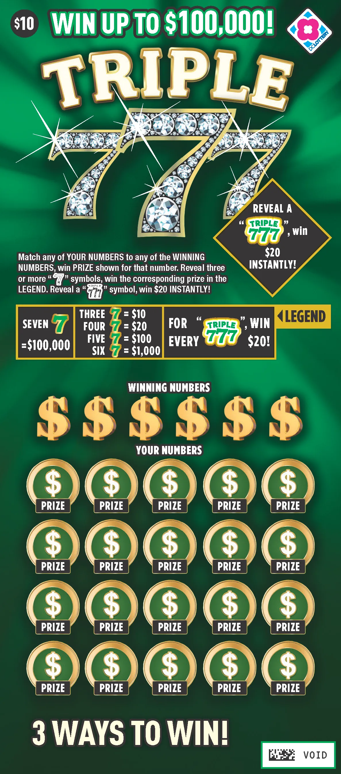 Triple 777 | DC Lottery