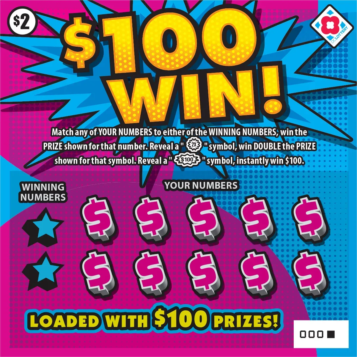 $100 Win | DC Lottery