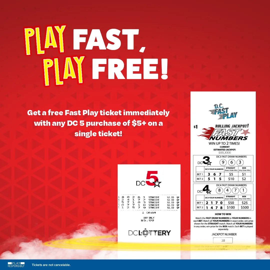 Promotions | DC Lottery